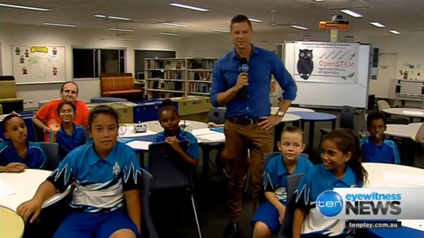 OpenSTEM Robotics at Seville Rd on Ten News | OpenSTEM Pty Ltd