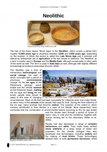 Resource: Neolithic | OpenSTEM Pty Ltd
